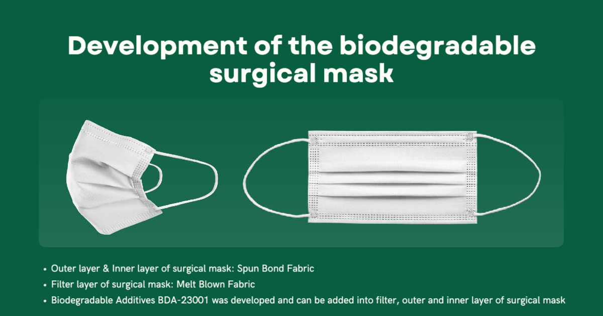 Development of the biodegradable surgical mask